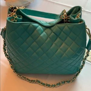 Lucca Baldi | Bags | Lucca Baldi Top Handle Quilted Handbag | Poshmark